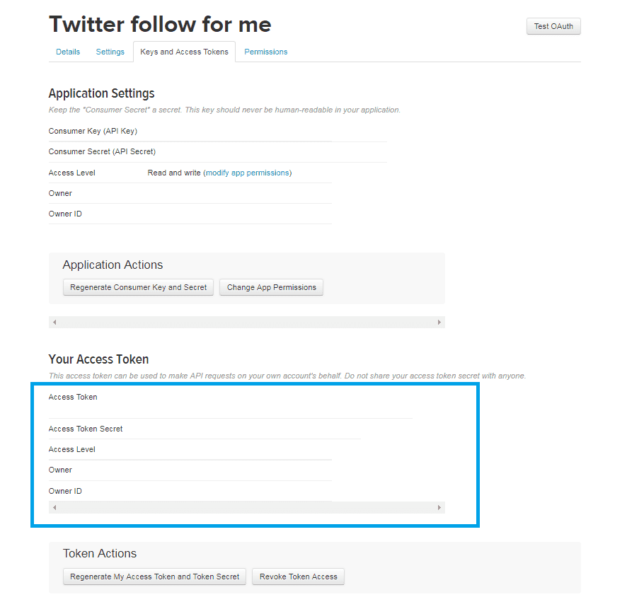  TwitterAPI Code89 Invalid Or Expired Token Daiki44 