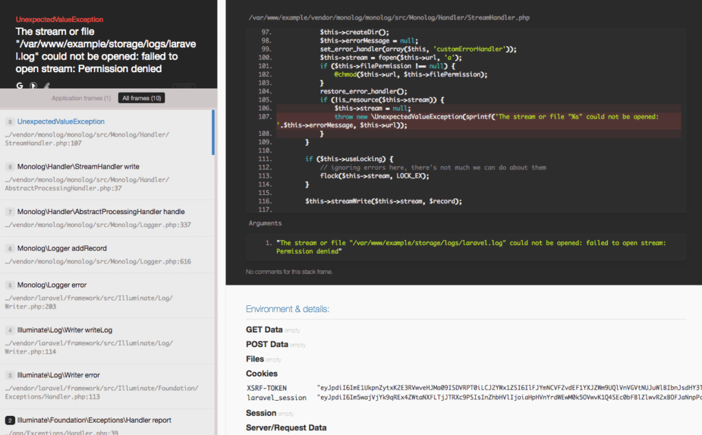 【Laravel】プロジェクト作成後に Apache で開くと Permission denied | daiki44の開発備忘録